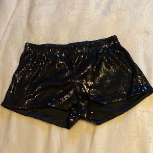 Spirit | Shorts | Black Sequin Short Shorts From Spirit Halloween ...